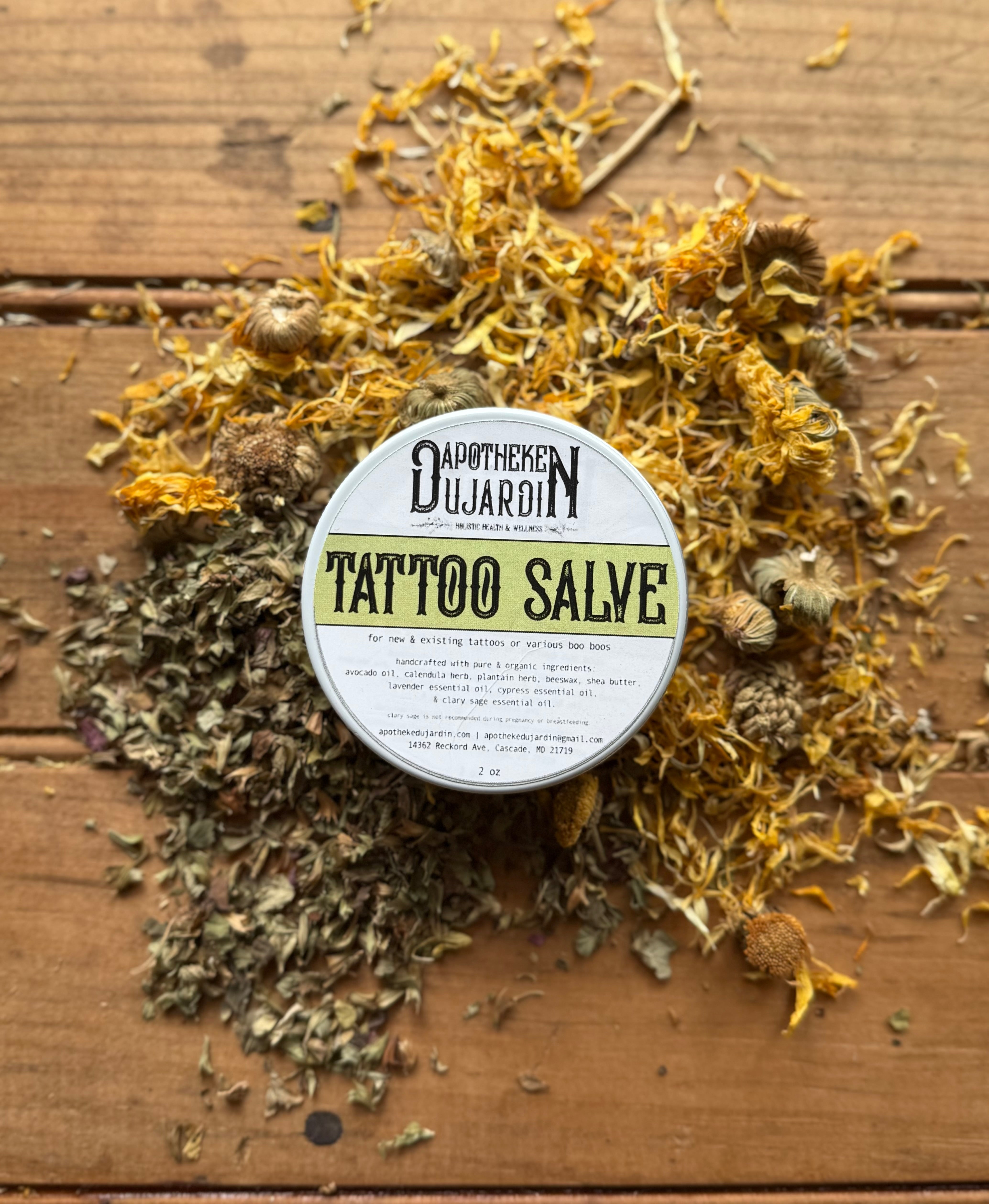 Tattoo Salve | New & Existing | Itchy Skin | Boo Boos
